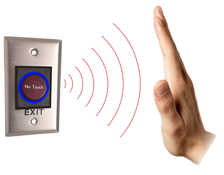 Infrared Sensor No Touch Exit Button | Readers, Pin Pads & Exit Button | iACCEBNT-1 | | iLink ...